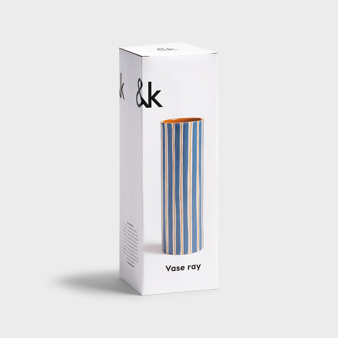 Vase ray blue - Vases - &k Amsterdam