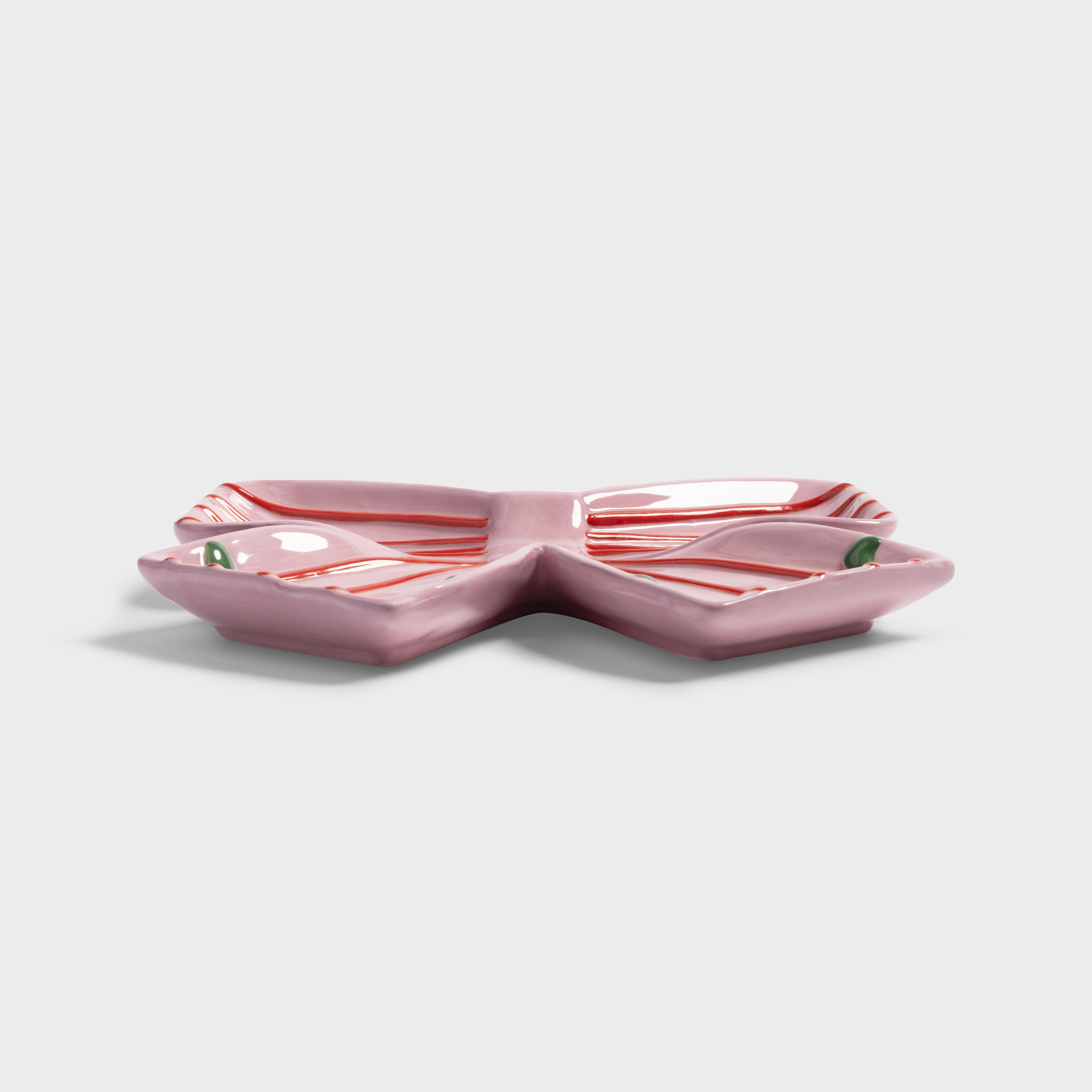 Plate ribbon pink - New - &k Amsterdam